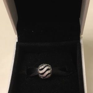 Pandora | Jewelry | Authentic Retired Ss Pandora Winter Wisp Charm ...